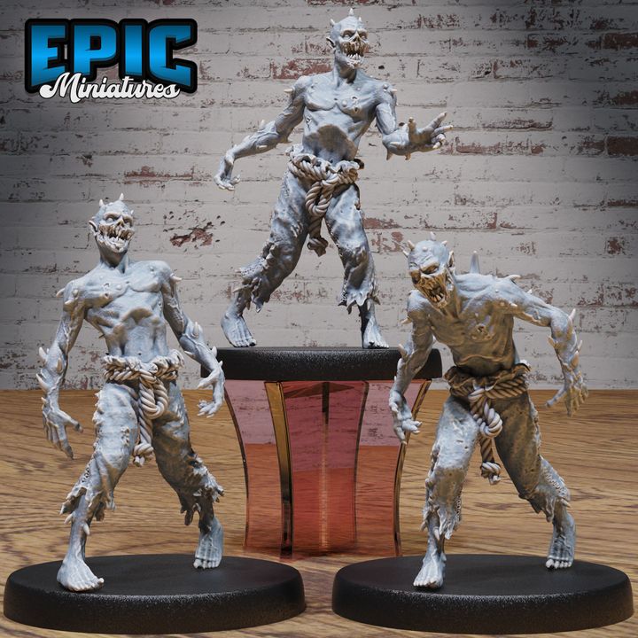 3D Printable Haunted Catacombs Set / Zombie & Skeleton Encounter ...