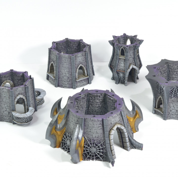 3D Printable Spider Tower Complete by Dani Amengual