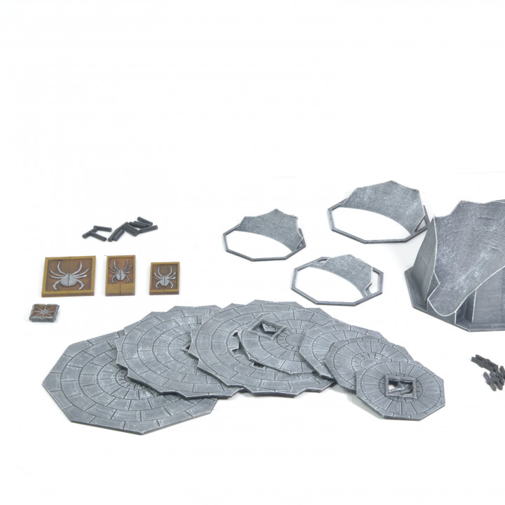 3D Printable Spider Tower Complete by Dani Amengual