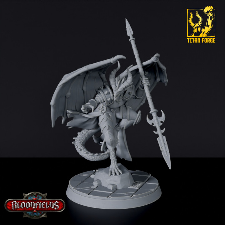 3D Printable Vile Dragonborn by Titan Forge Miniatures