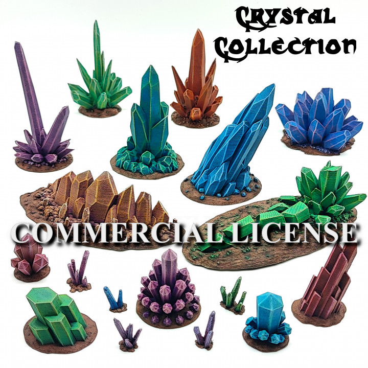 3D Printable [Commercial License] Crystal Collection STL by Dani Amengual
