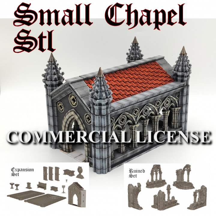 3D Printable [Commercial License] Small Chapel STL by Dani Amengual