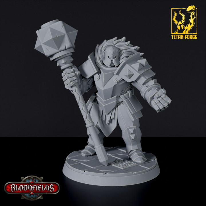 3D Printable Griffon Knights by Titan Forge Miniatures