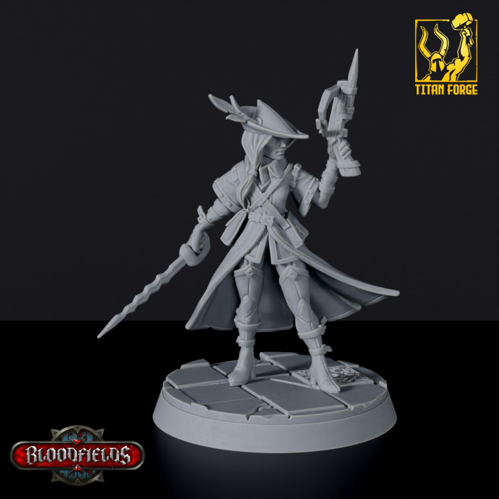 3D Printable Vampire Hunters by Titan Forge Miniatures
