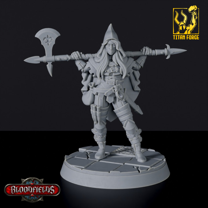 3D Printable Vampire Hunters by Titan Forge Miniatures