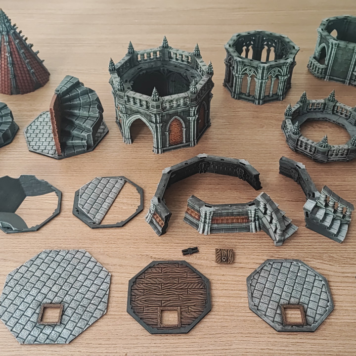 3D Printable [Commercial License] Gothic Tower STL by Dani Amengual