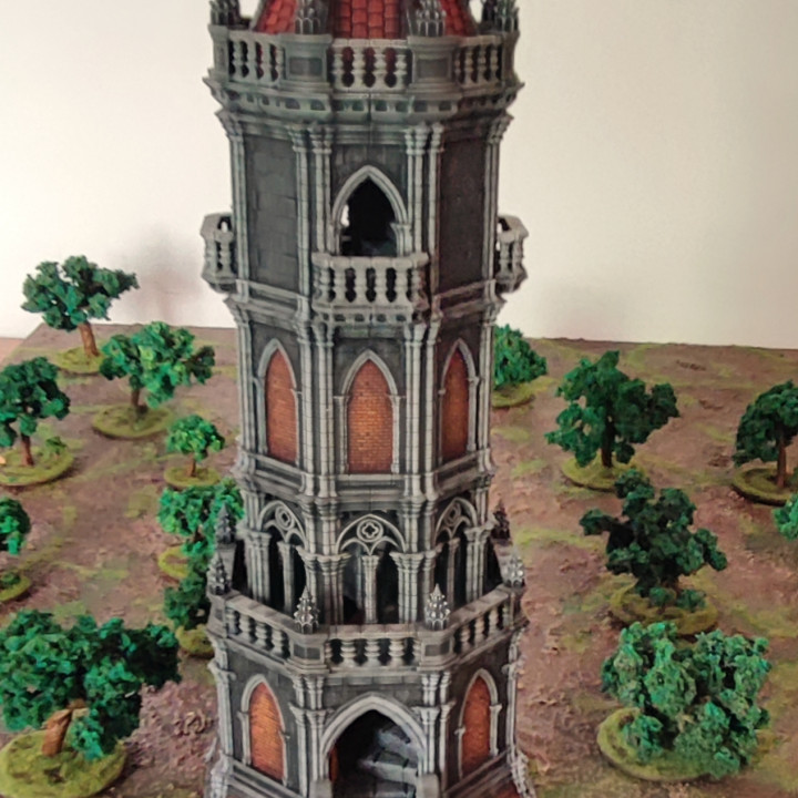 3D Printable [Commercial License] Gothic Tower STL by Dani Amengual
