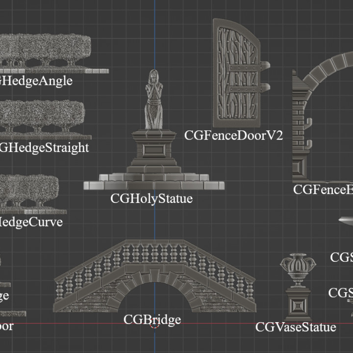 3D Printable [Commercial License] Convent Gardens STL Files by Dani ...