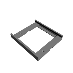 3D Printable Cd wall mount display by BeardedPrints