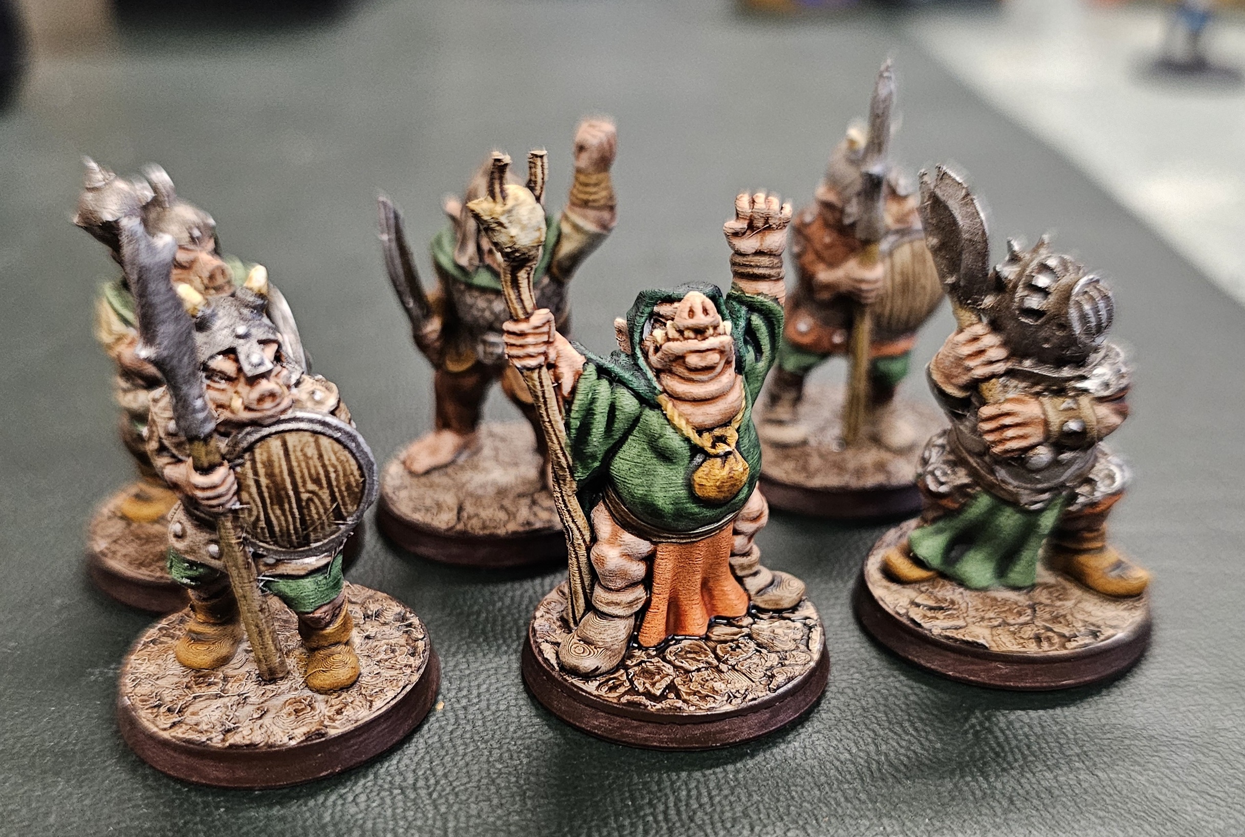 3D Printable Pig-faced orcs! Easy to print, supportless - for FDM and ...