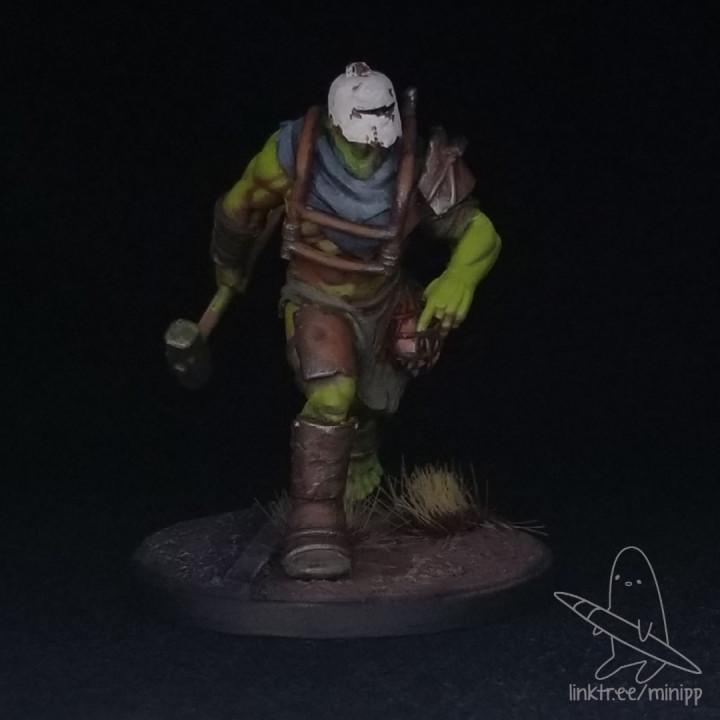 3D Print of Atomic Mutant with spear by Mini Pigment Pusher