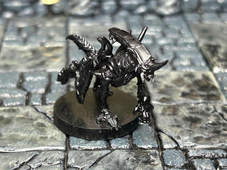 3D Printable HORNED ALIEN - B by PAPSIKELS MINIATURES