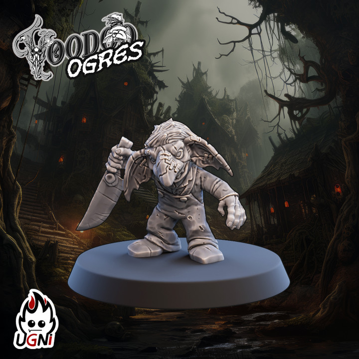 3D Printable Goblin Chaki - Ogres - Horror Movies by UGNI Miniatures
