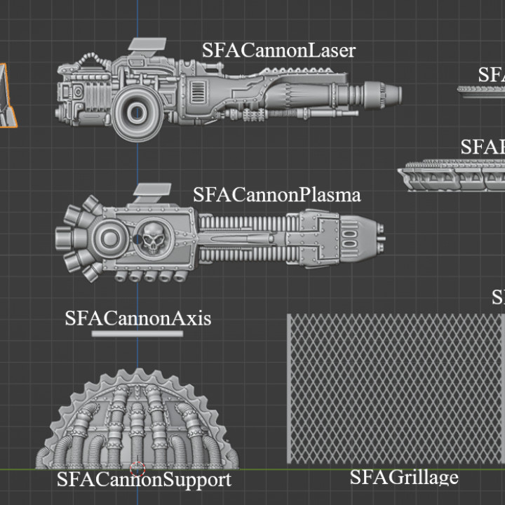 3D Printable [Commercial License] Sci-fi Artillery Camp STL by Dani ...