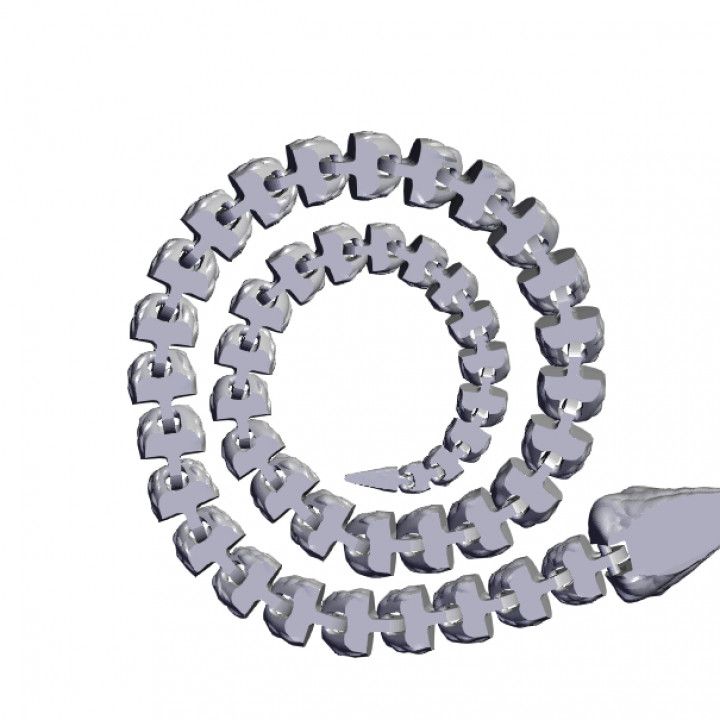 3D Printable Flexible Snake by Jawa Jaworski