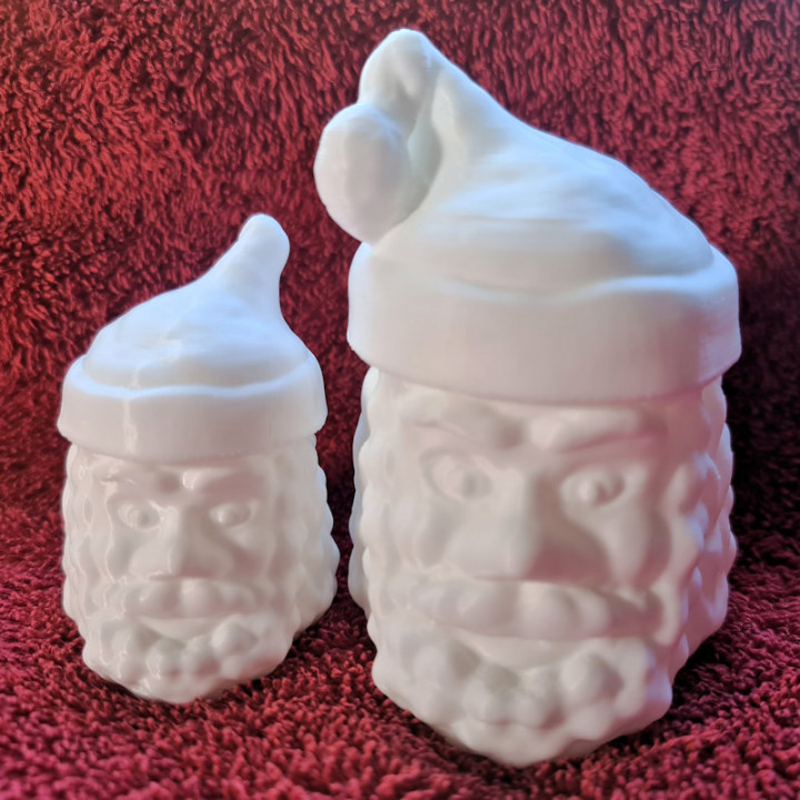 3D Printable Santa Clause Christmas box (no support needed) by Andrew ...
