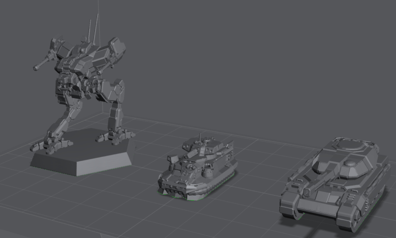 3D Printable J Edgar Tank for Battletech by Matt Mason