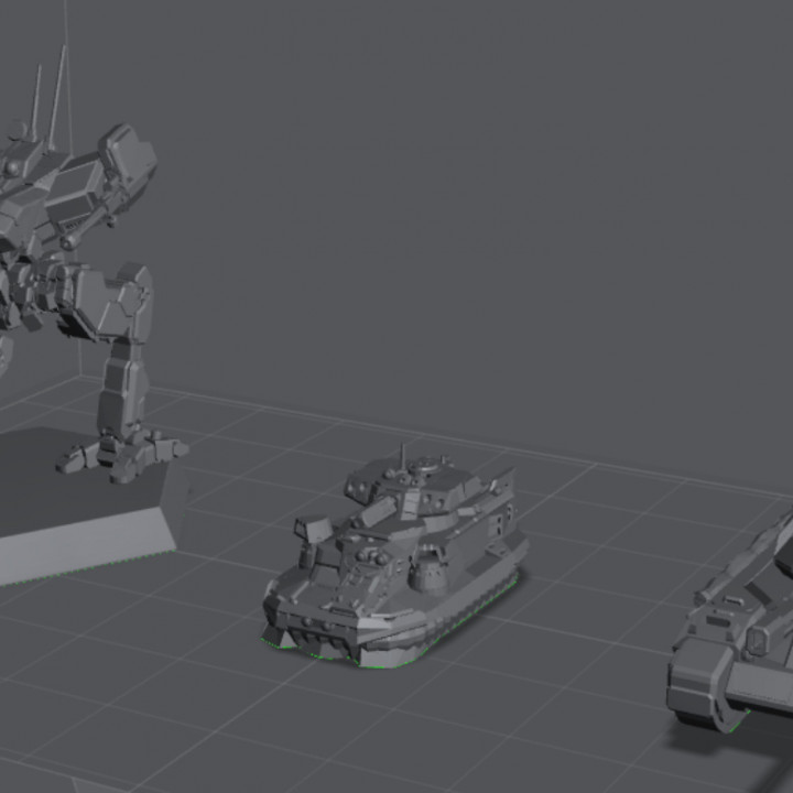 3D Print of Manticore Tank for Battletech by davidoram