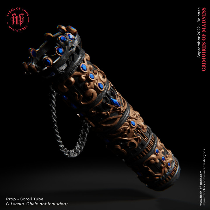 3D Printable Flesh Of Gods - September/2022 - Grimoires Of Madness by Flesh of Gods