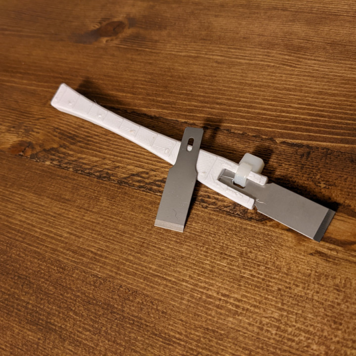 3D Printable X-Acto #18 Chisel Blade Handle by Josh