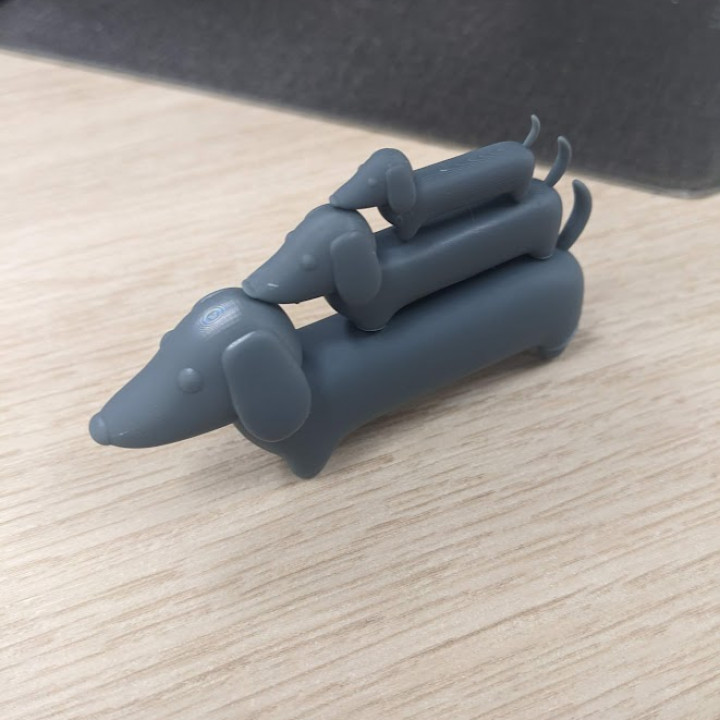 3D Printable Velu the dachshund by francy.studio3d SHEN