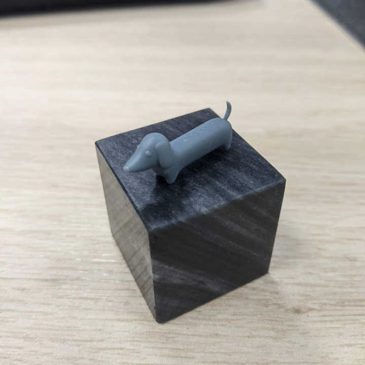 3D Printable Velu the dachshund by francy.studio3d SHEN