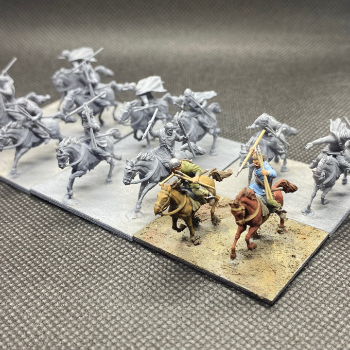 3D Printable 15mm Basque Light Cavalry by Reconquer Designs