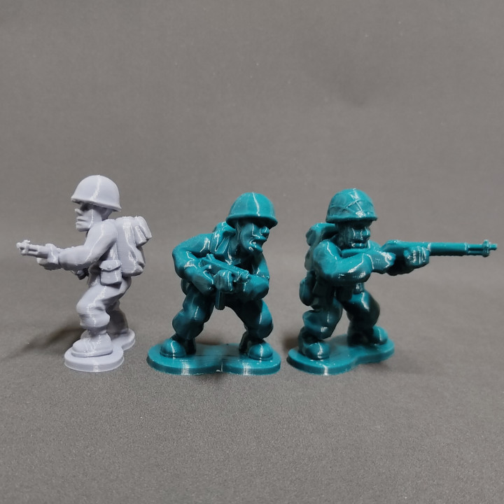 3D Printable WW2 US soldier by NEMO_MK2