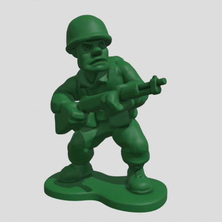 3D Printable WW2 US soldier by NEMO_MK2