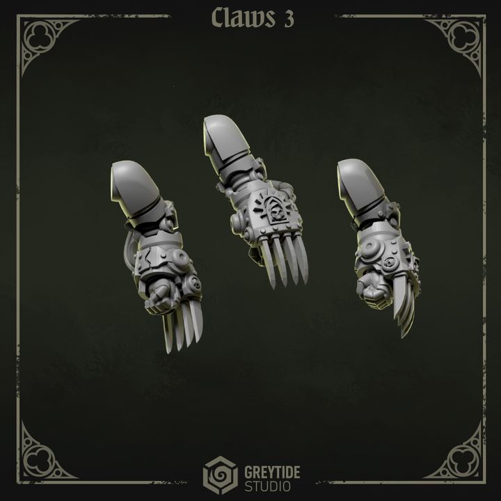 3D Printable Claws 3 EP by GreyTide Studio
