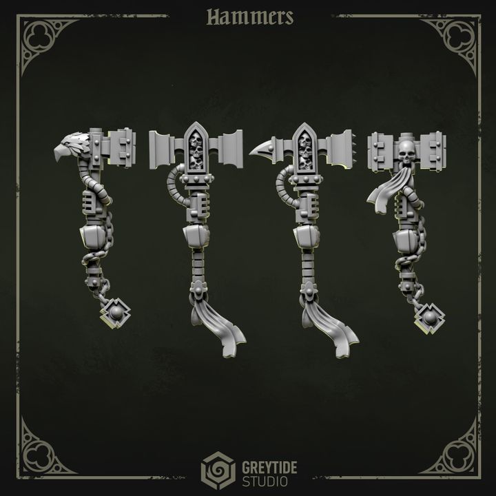 3D Printable Hammers EP by GreyTide Studio