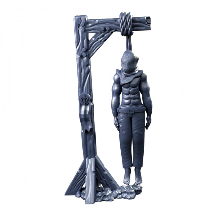 3D Printable Hanging People and Skeletons Fantasy Resin Miniatures ...