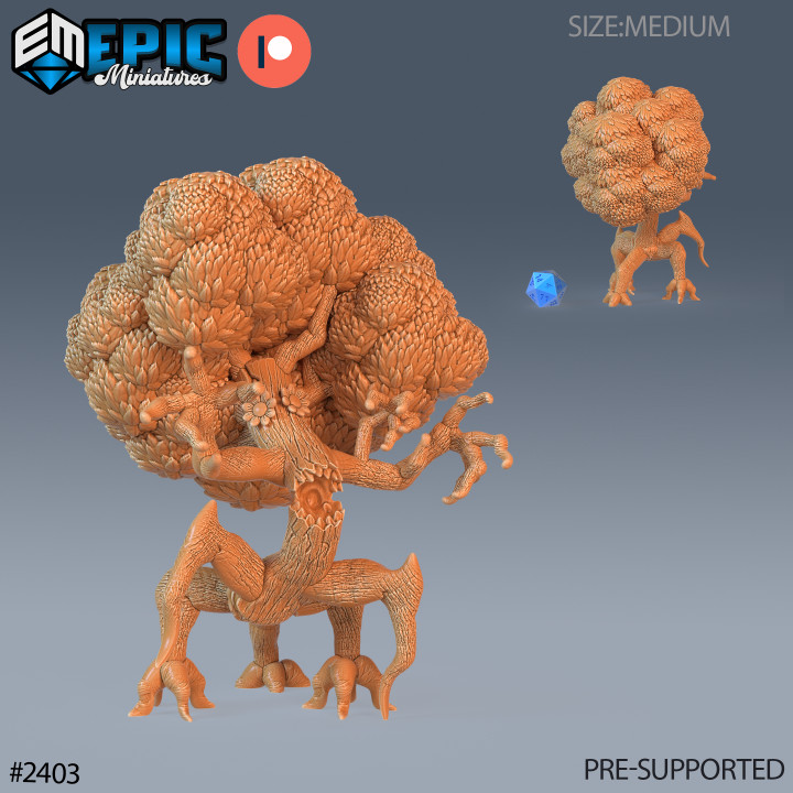 3D Printable Sentient Tree Set / Forest Spirit / Twig Creature ...