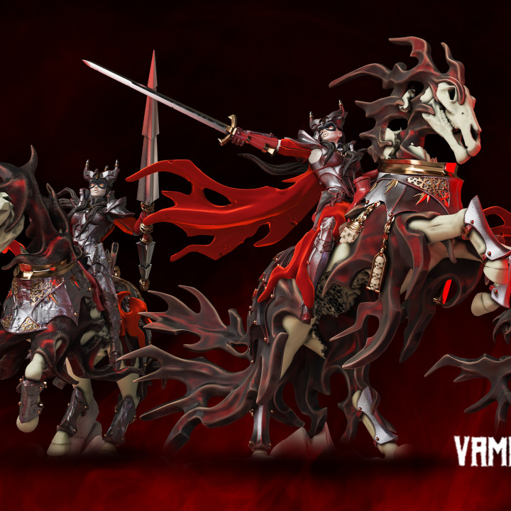 3D Printable Vampire Knights Cavalry by Heroes Infinite