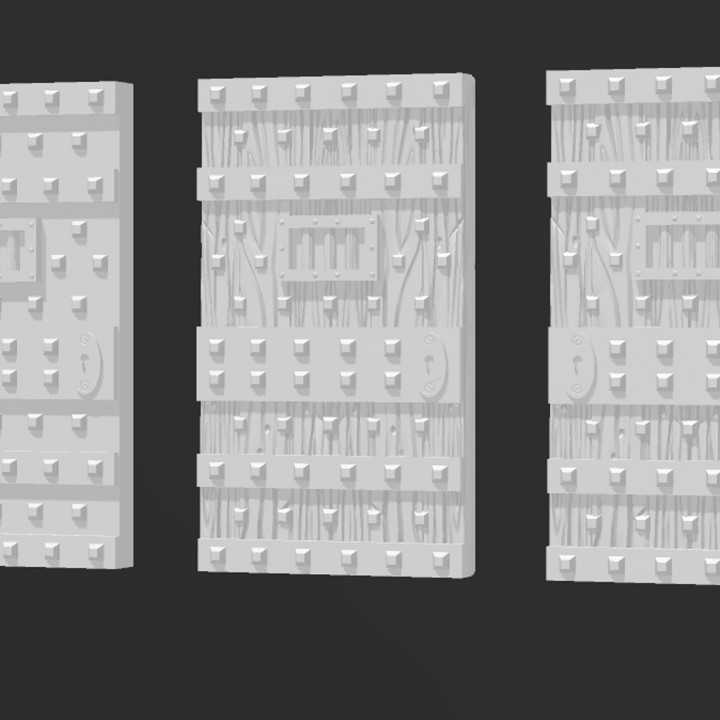 3D Printable Doors for scratchbuilding by Rage of Achilles