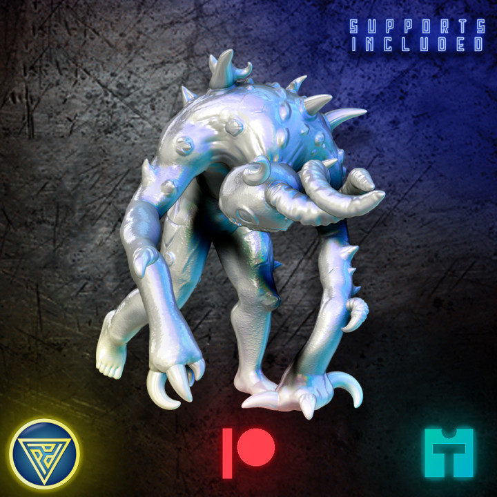 3D Printable Radioactive Demons Set by Print Paint Play