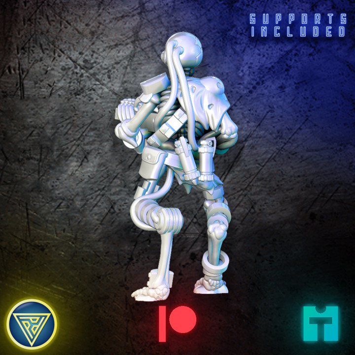 3D Printable Hunter Skeleton Set by Print Paint Play