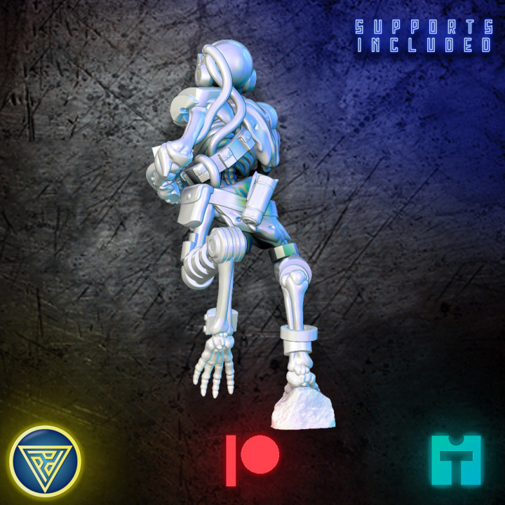 3D Printable Hunter Skeleton Set by Print Paint Play