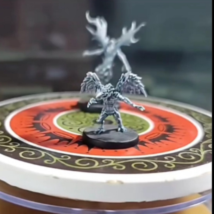 3D Print of Ice Mephit / Evil Crystal Imp / Winged Humanoid / Snow ...