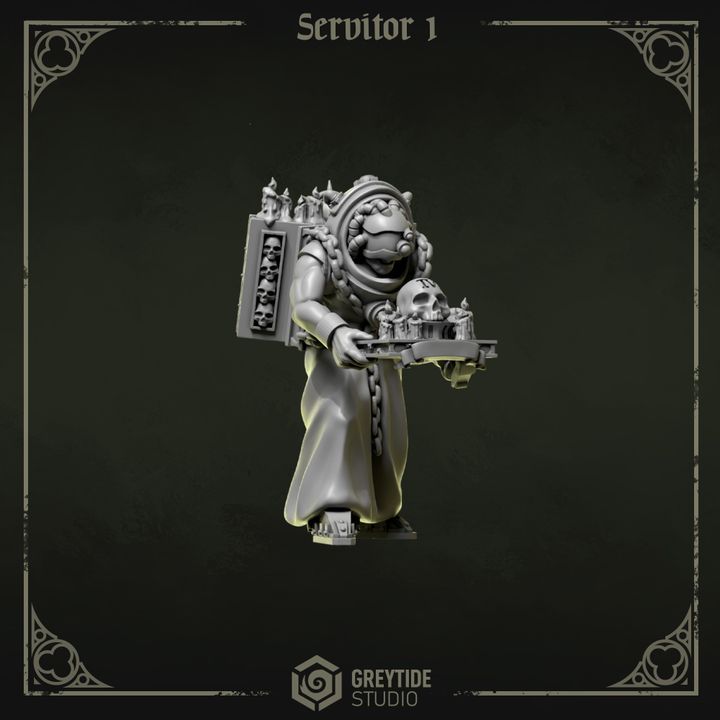 3D Printable Servitor 1 EP by GreyTide Studio