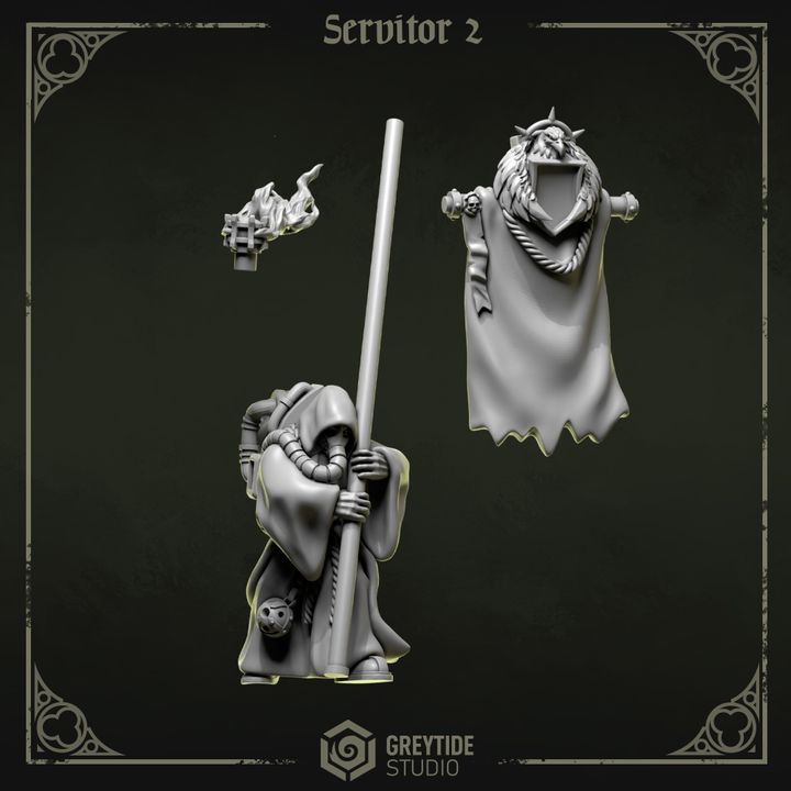 3D Printable Servitor 2 EP by GreyTide Studio