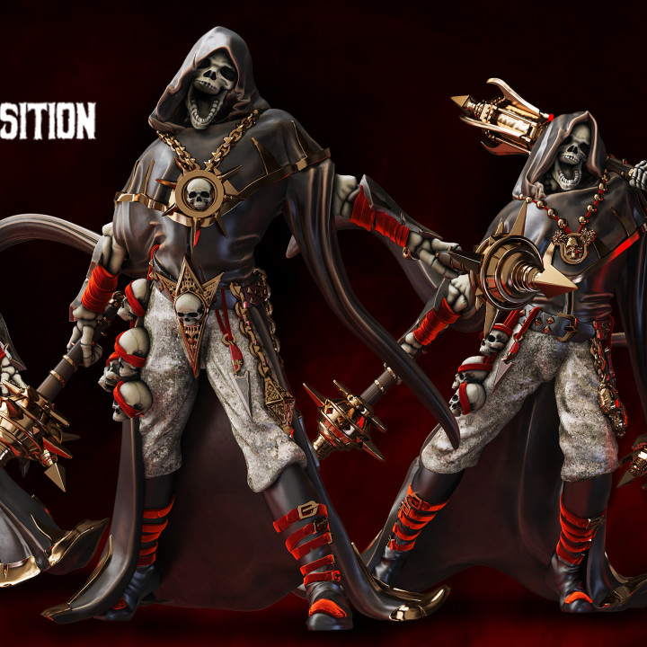 3D Printable Skeletal Inquisition by Heroes Infinite