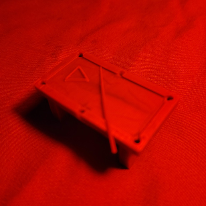 3D Printable Miniature pool table by Nicholas Diaz