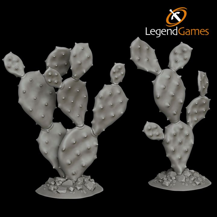 3D Printable LegendGames Cactus set by Legend Games