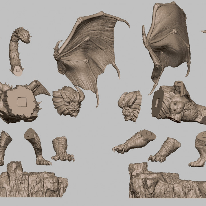 3D Printable Manticore by Art of V