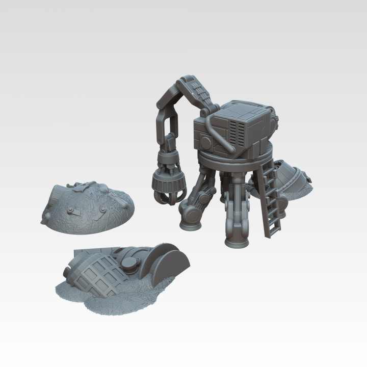 3D Printable Starport Junkyard by Multiverse