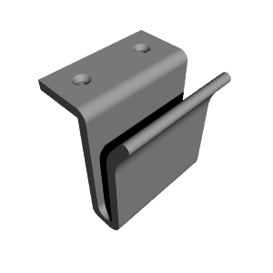 3D Printable Resin printer cover hanger by Bob van Velzen