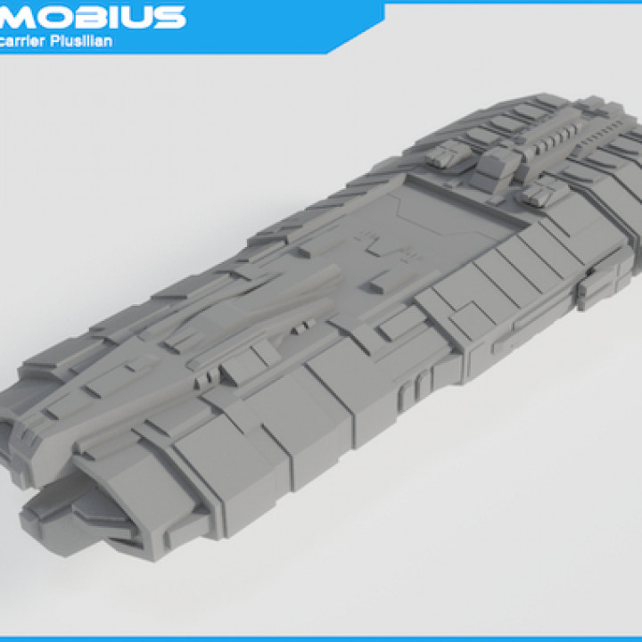 3D Printable Spaceship miniatures by Project Mobius