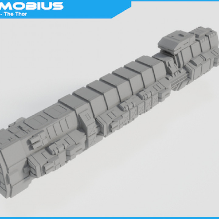 3D Printable Spaceship miniatures by Project Mobius