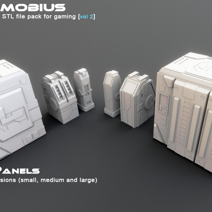 3D Printable Scifi Structures Vol 2 by Project Mobius